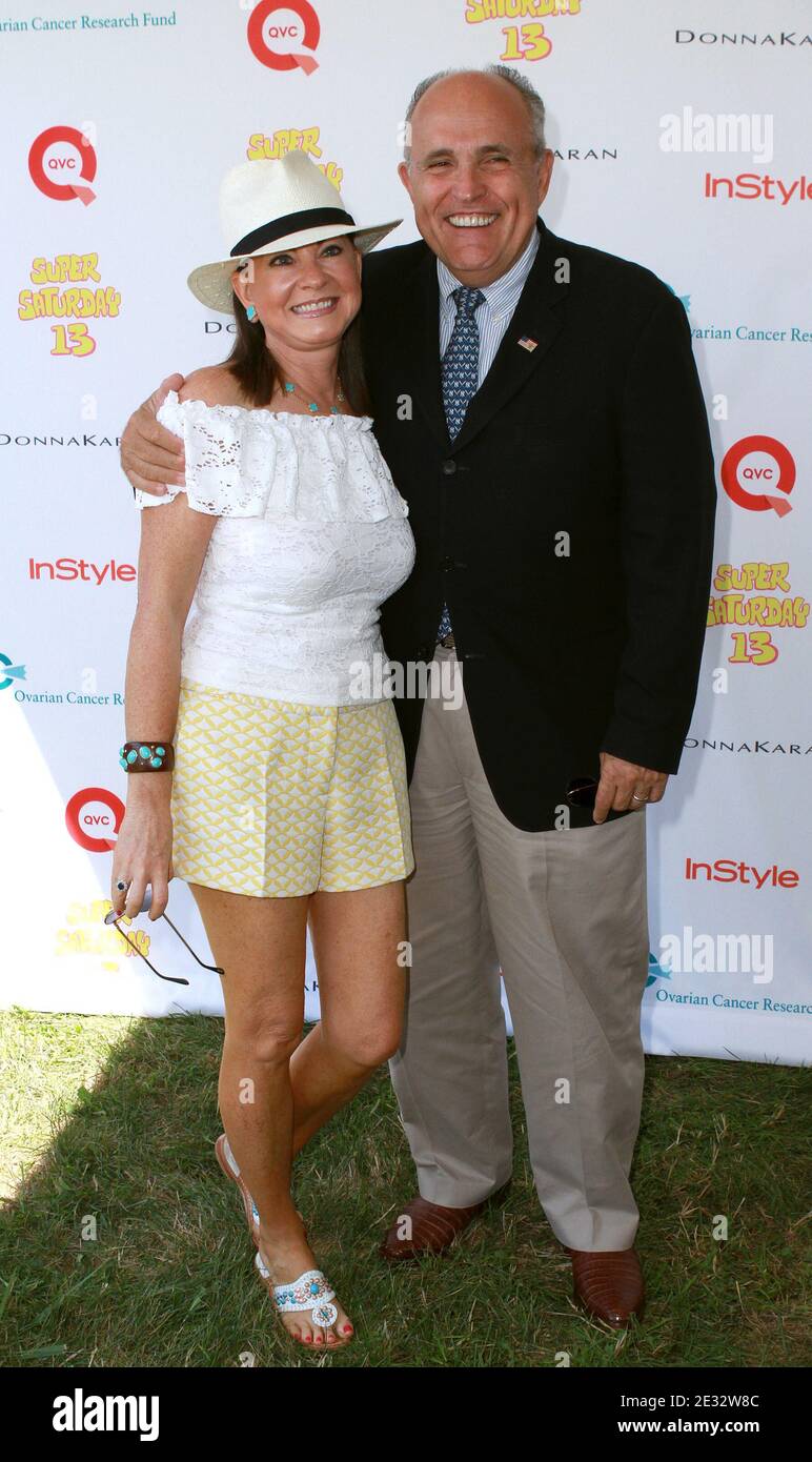 Judy Nathan and Rudy Giuliani attend the 13th Annual Super Saturday ...