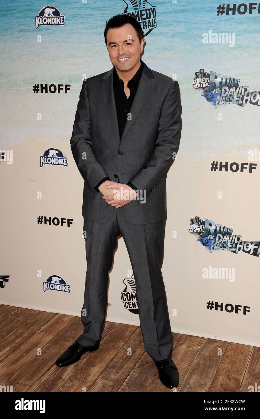 Seth MacFarlane arriving at the Comedy Central Roast Of David ...