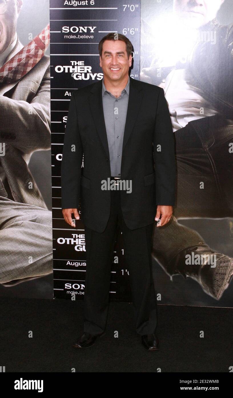 Rob Riggle arriving for the premiere of 'The Other Guys' at the ...