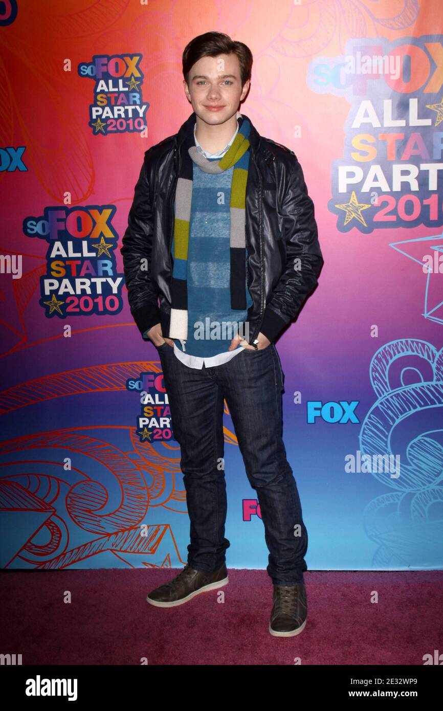 Chris Colfer arriving for the 'Fox 2010 Summer TCA All-Star Party' held ...