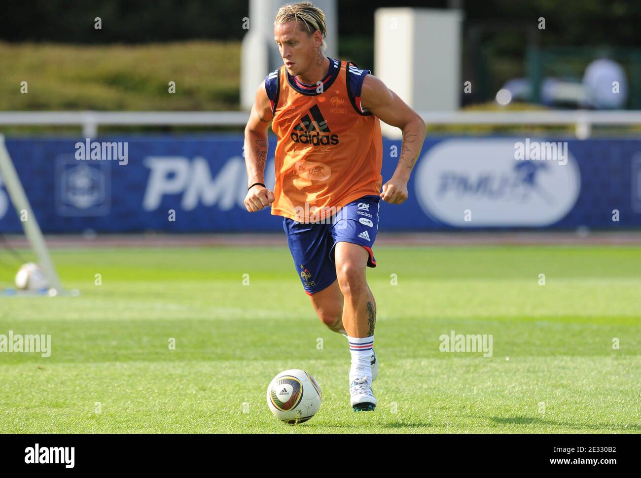 Philippe Mexes during a training at the Centre National du Football in ...