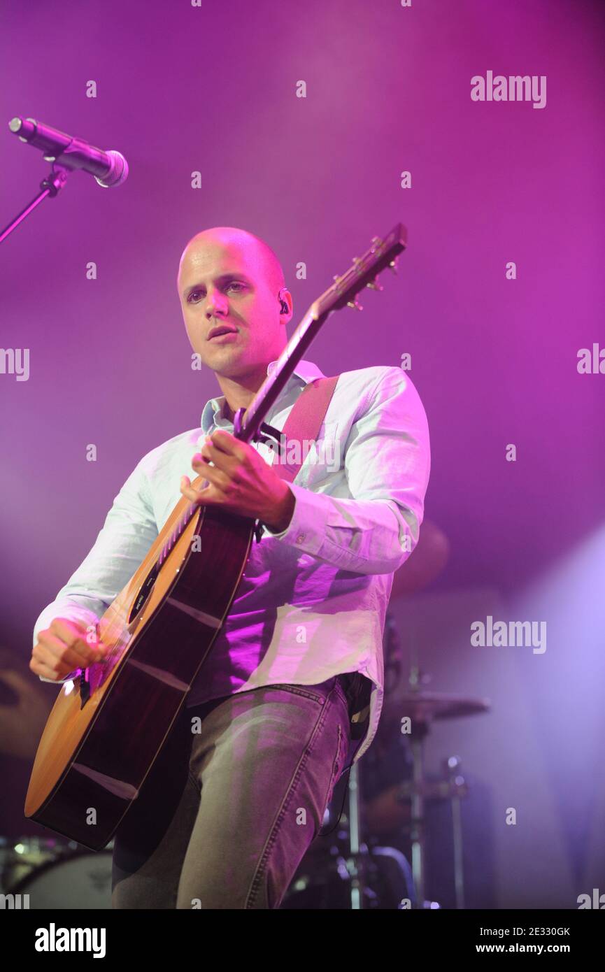 Milow during the Paleo Festival in Nyon, Switzerland on July 22, 2010 ...