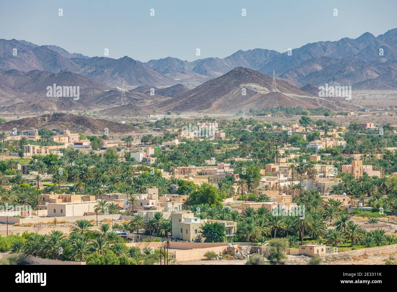 Middle East, Arabian Peninsula, Oman, Ad Dakhiliyah, Bahla. The town of ...