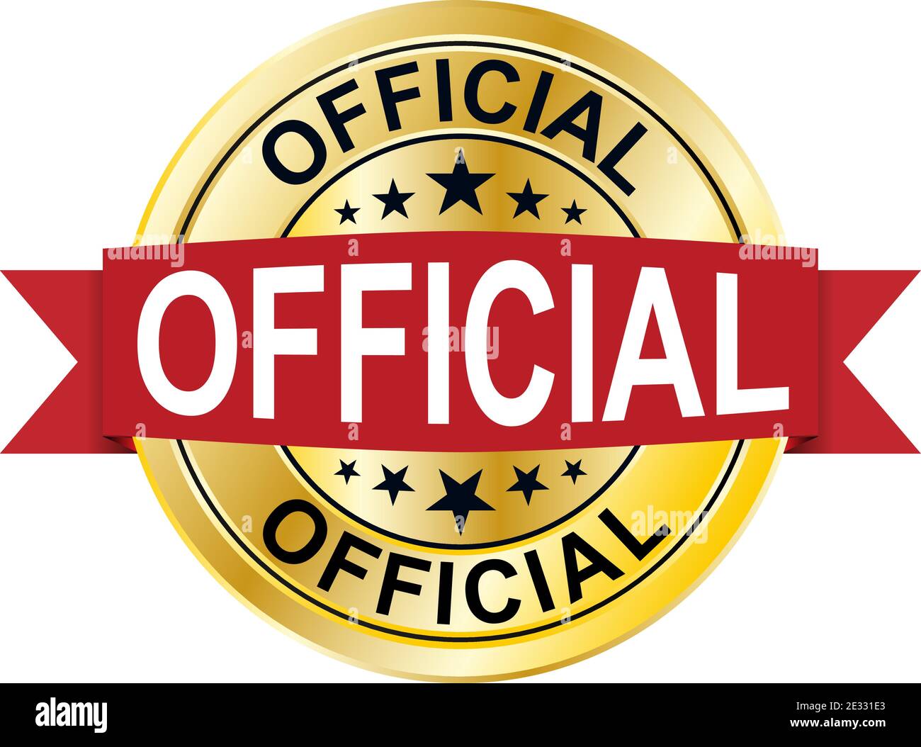 Product Official Gold Insignia Vector Design Badge Stock Vector Image ...