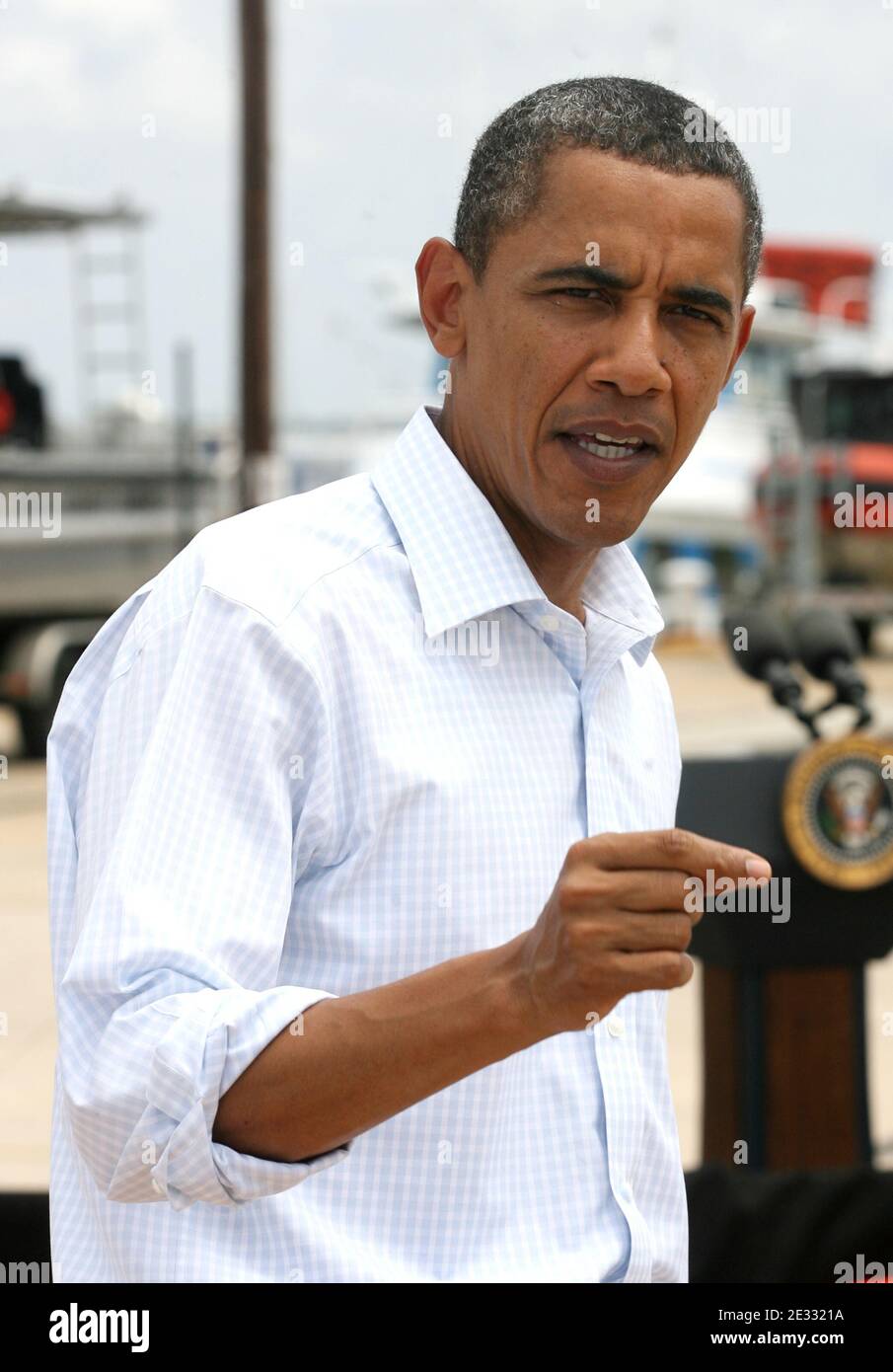 United States President Barack Obama answers questions from reporter ...
