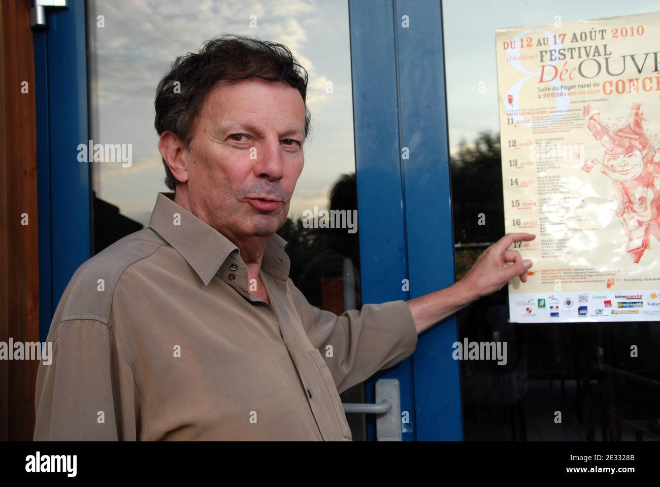 EXCLUSIVE. Marc Havet attends the 8th Festival 'DÀcOUVRIR' in Conceze ...