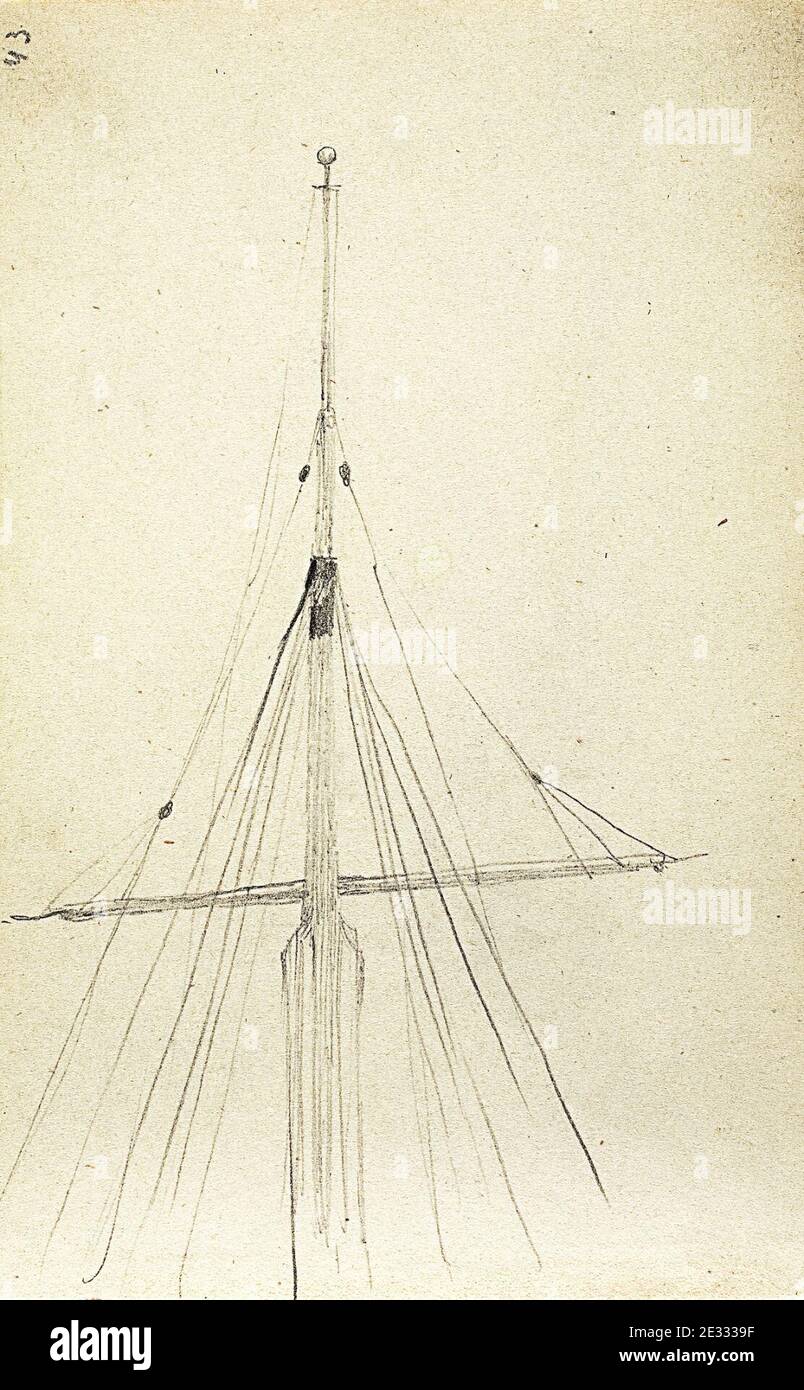 Levitan A mast sketch Stock Photo - Alamy