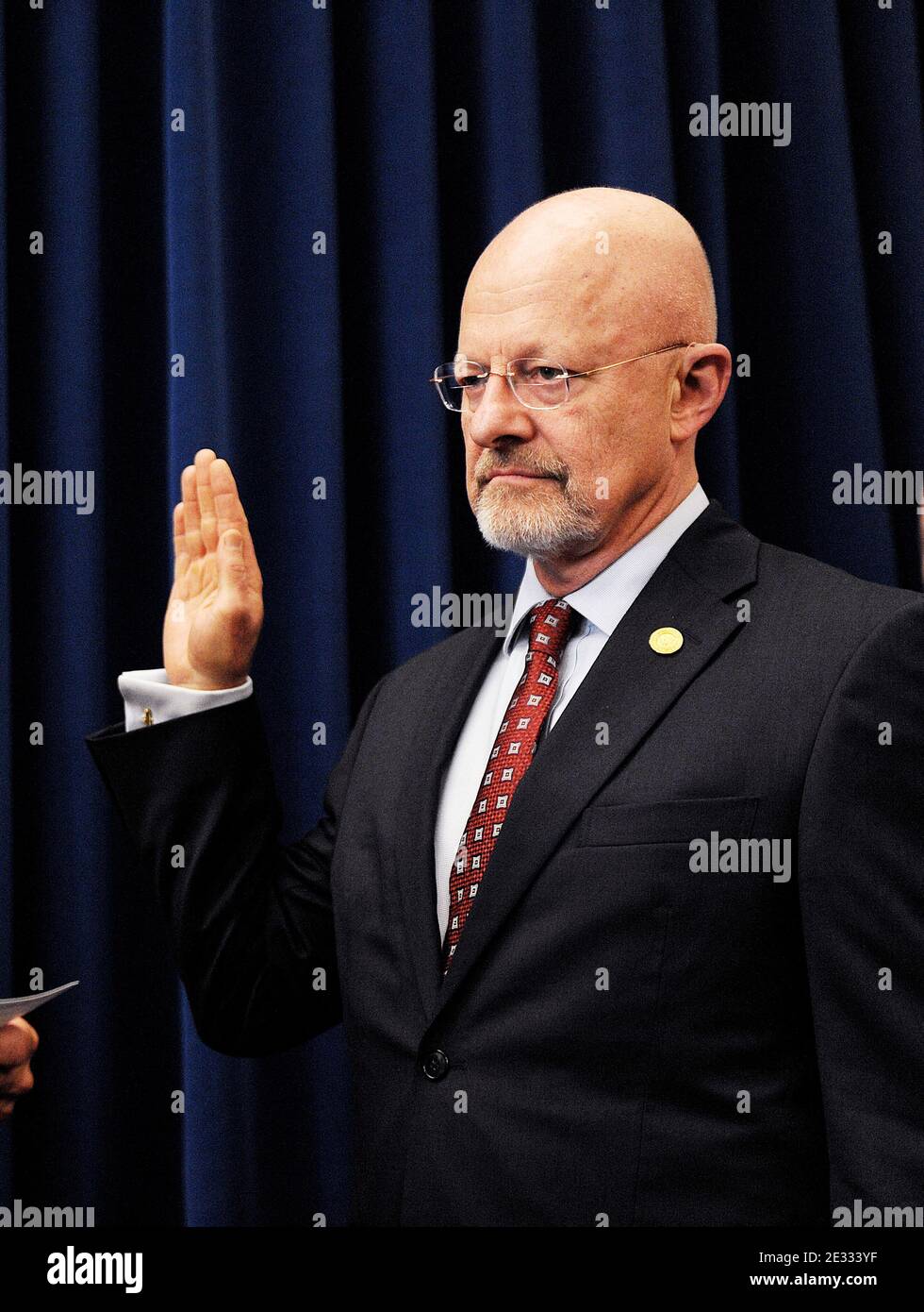 Retired Air Force General James Clapper is swearing in as the country's ...