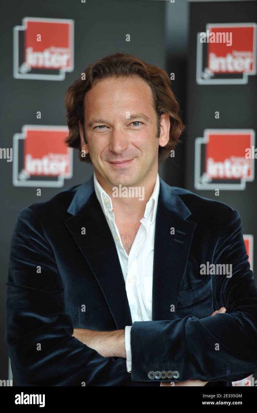 "Francois Busnel attends the annual press conference of Radio France ...