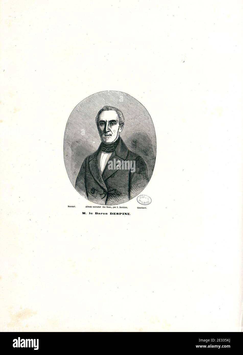 M. le Baron Despine (portrait) - Fonds Ancely - B315556101 A BERTHIER ...