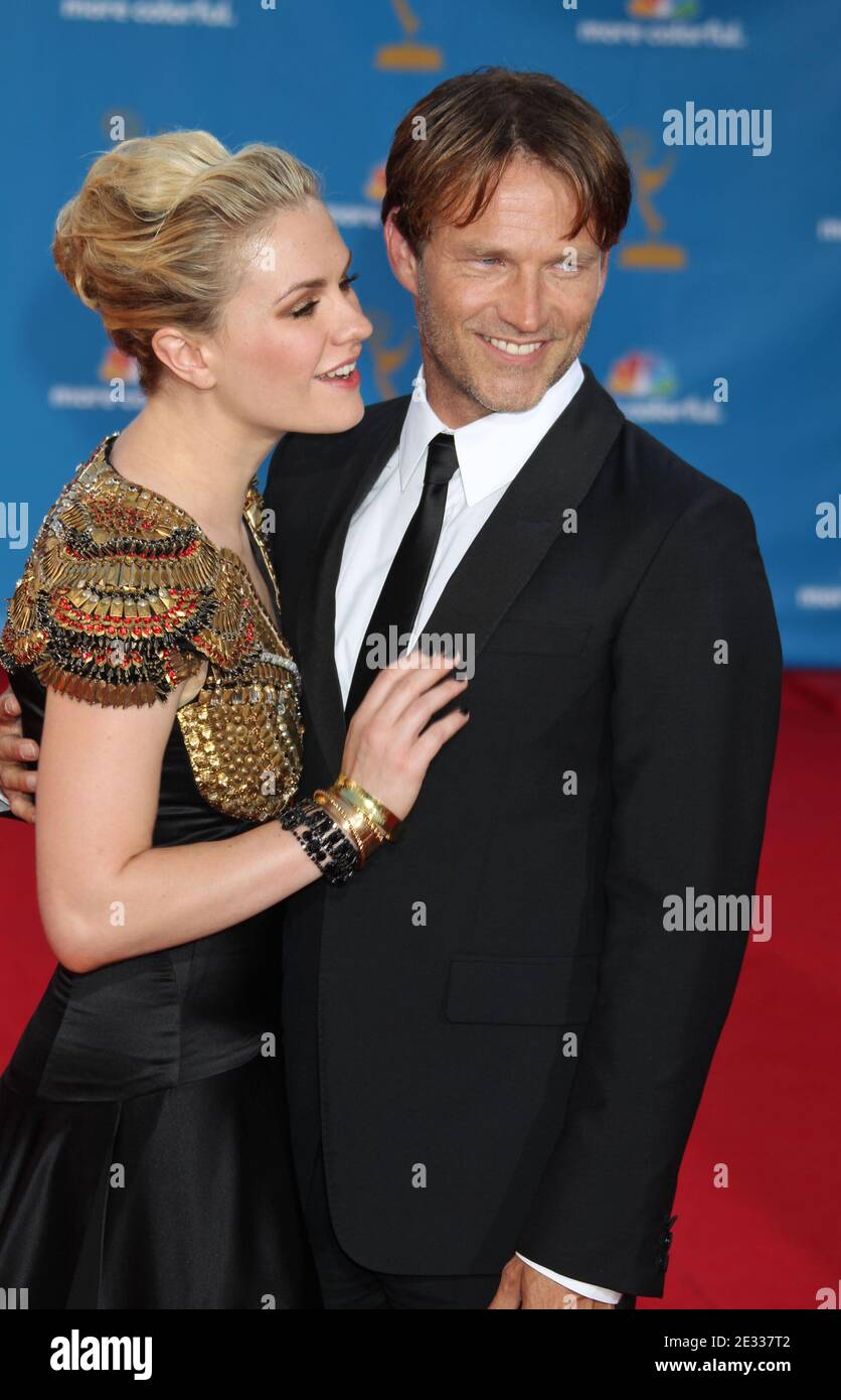 Anna Paquin, Stephen Moyer at The 62nd Primetime Emmy Awards held at ...