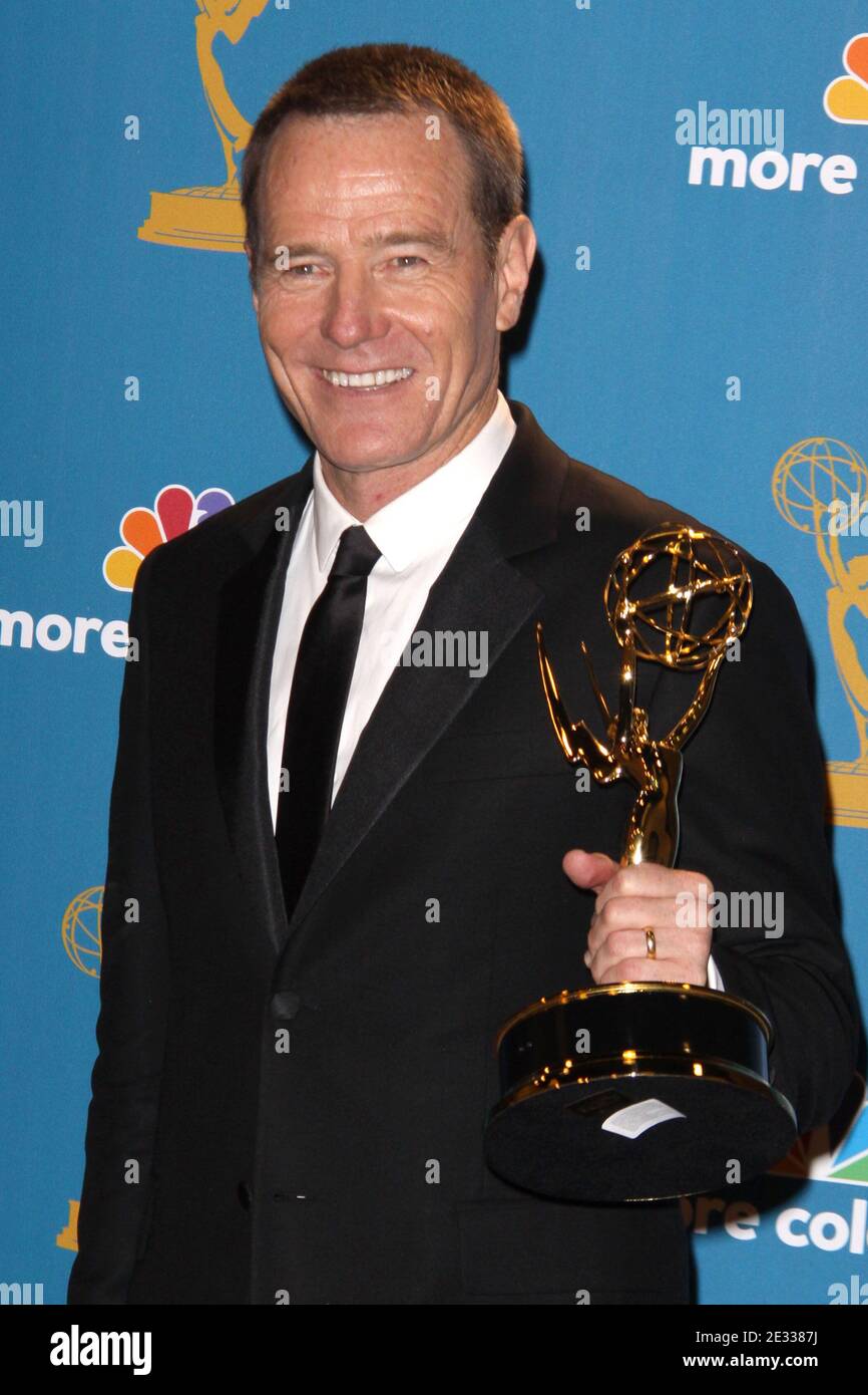 Bryan Cranston arriving for the Press Room of 2010 Primetime Emmy ...
