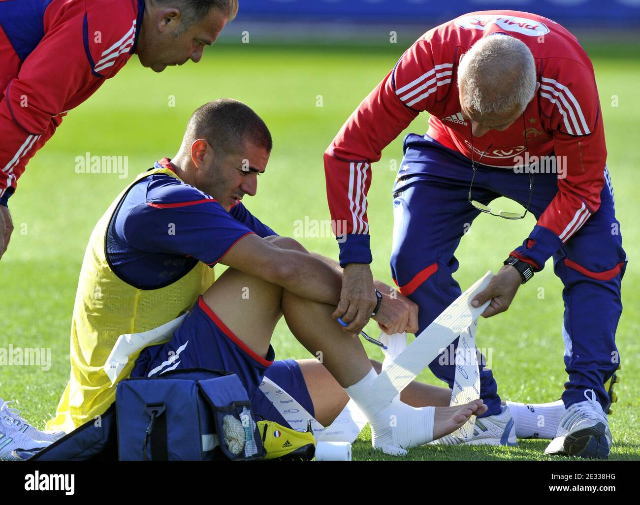 France national football team' striker Karim Benzema is being treated ...