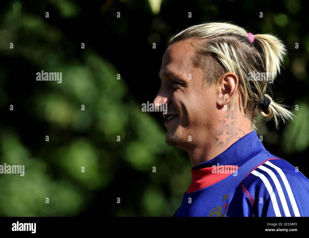 France national football team player Philippe Mexes arrives at a traing ...