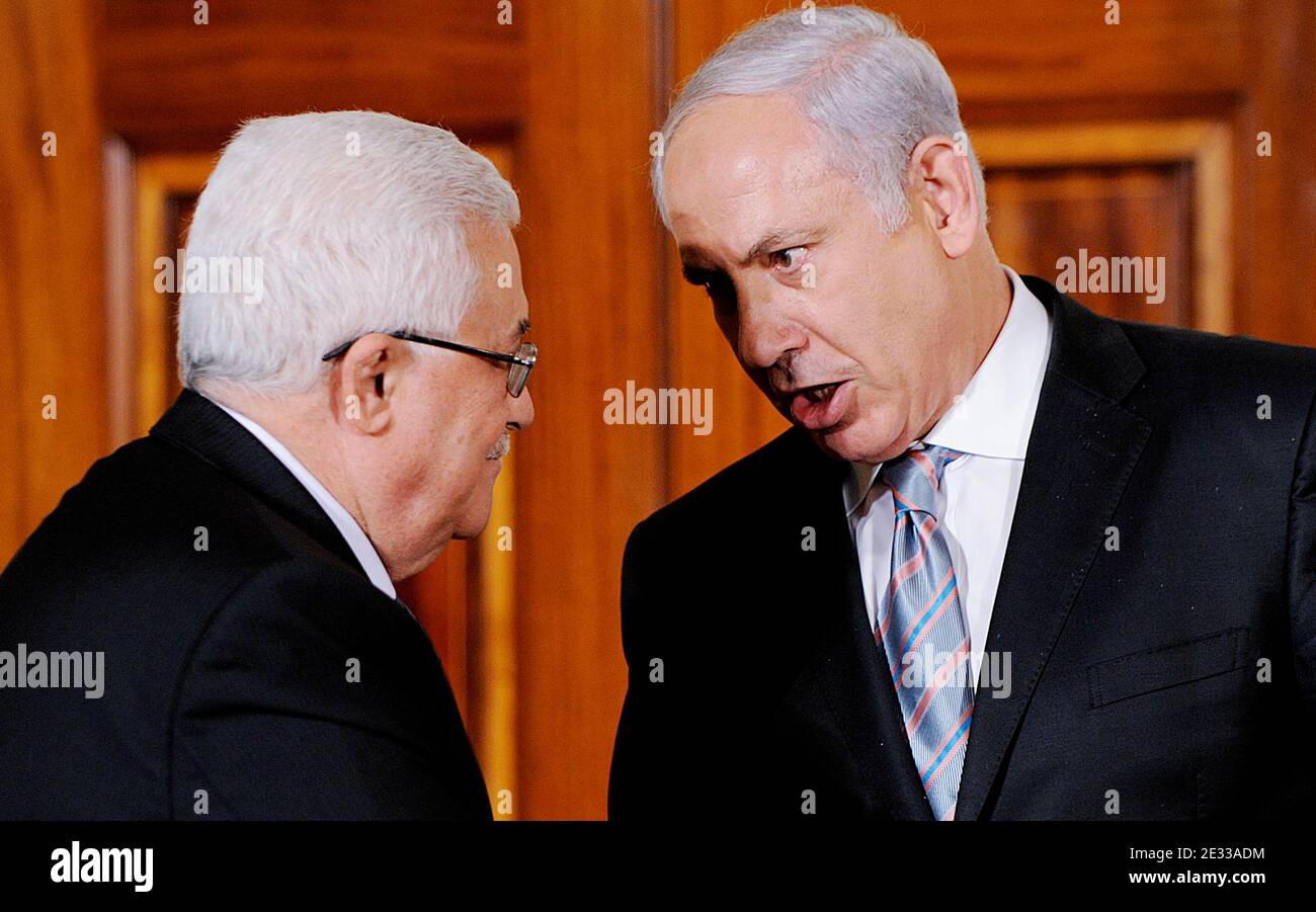 Mahmoud abbas and benjamin netanyahu hi-res stock photography and ...