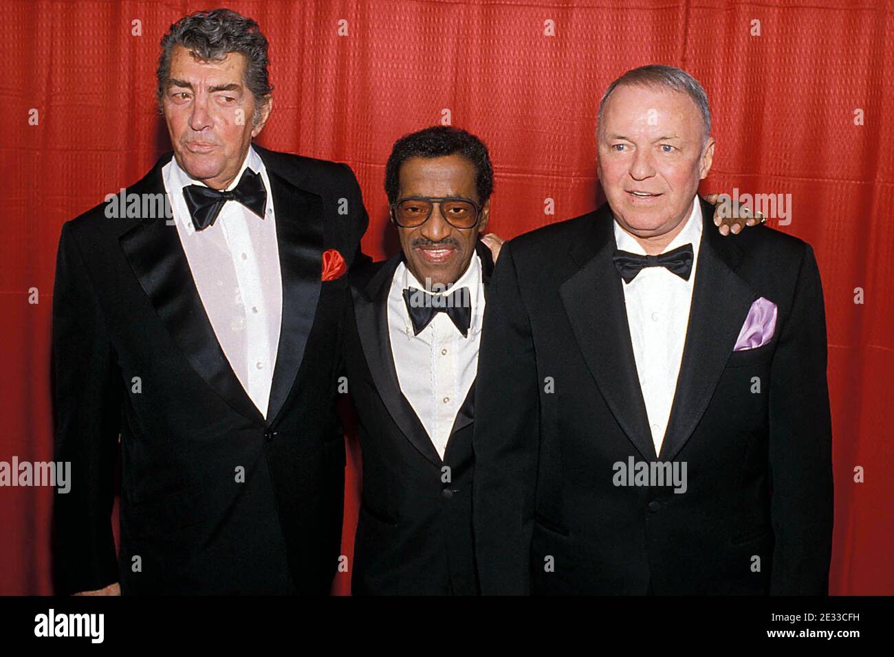 Dean Martin, Sammy Davis Jr. and Frank Sinatra 1987 Credit: Ralph ...