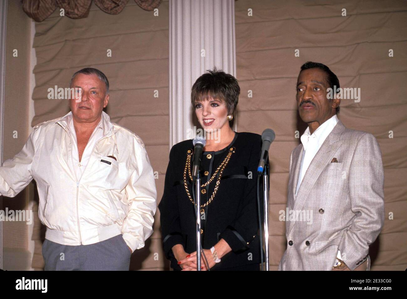 1988 Frank Sinatra, Liza Minnelli And Sammy Davis Jr. Credit: Ralph ...