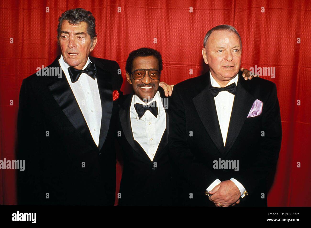 Dean Martin, Sammy Davis Jr. and Frank Sinatra 1987 Credit: Ralph ...