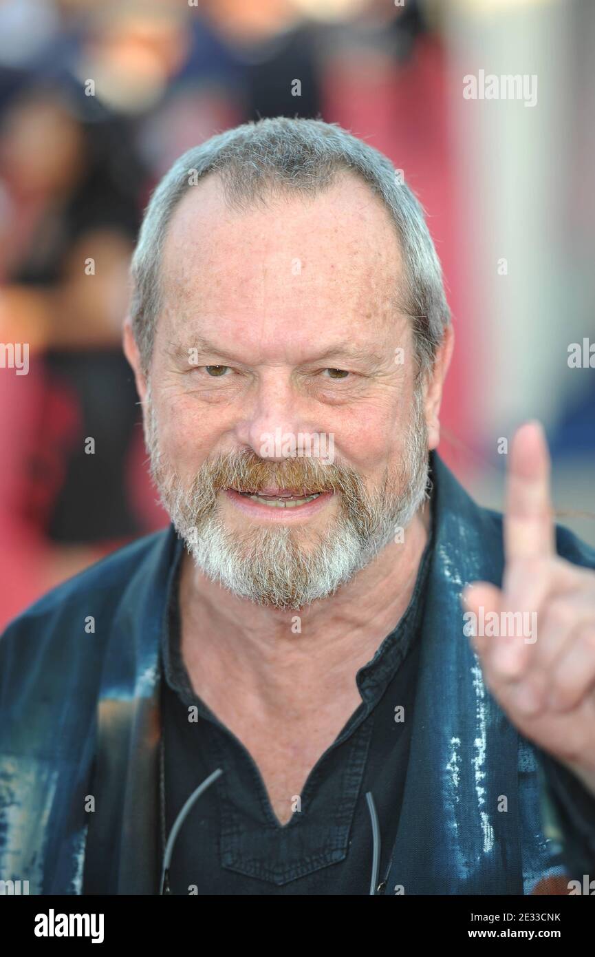 British actor/director Terry Gillian arriving for the opening ceremony ...