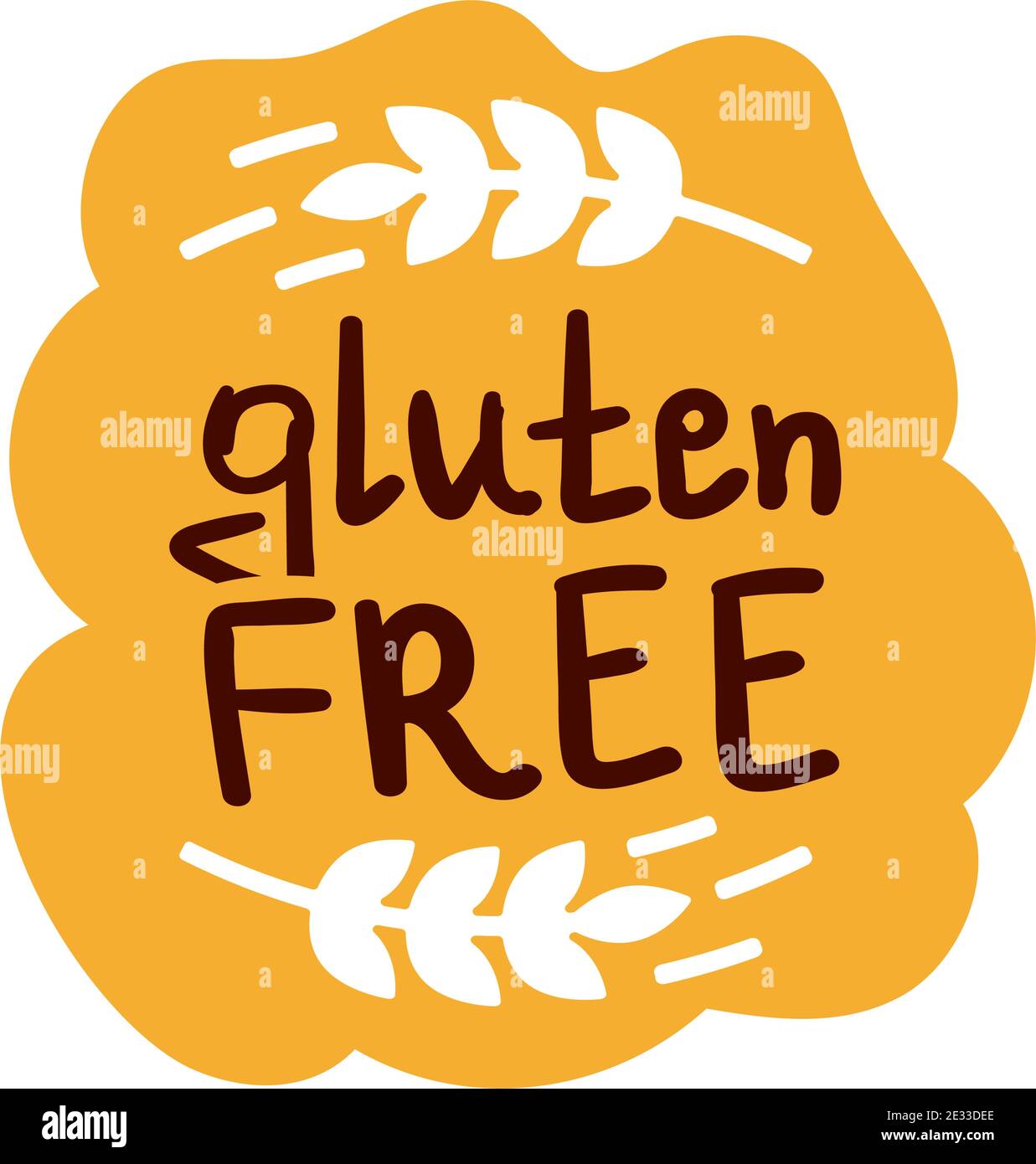 Yellow ear tag Stock Vector Images - Alamy