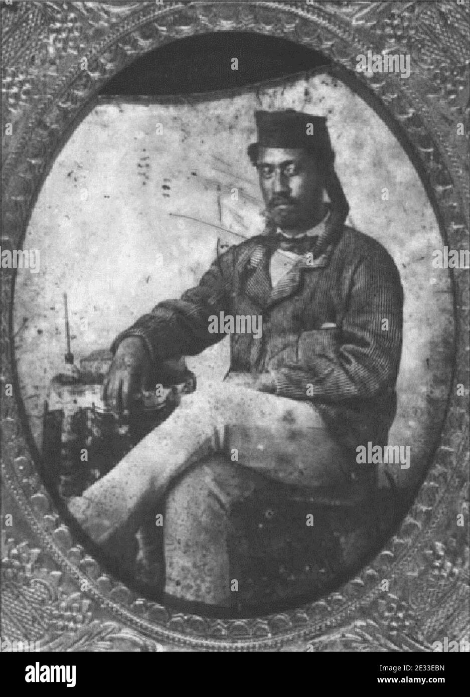 Lunalilo seated for a photograph Stock Photo - Alamy