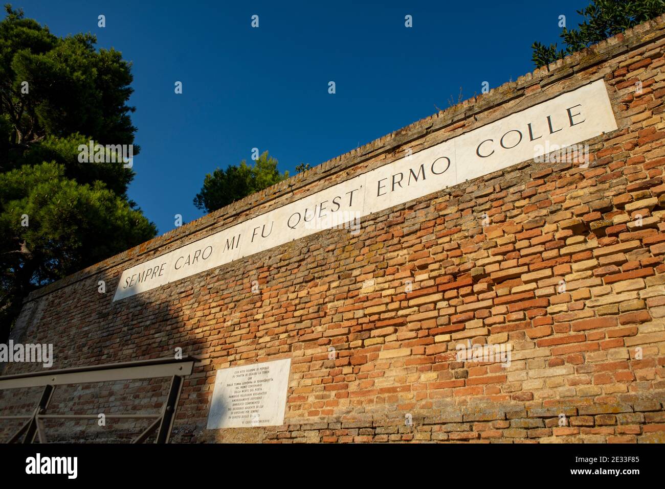 Giacomo leopardi infinito hi-res stock photography and images - Alamy