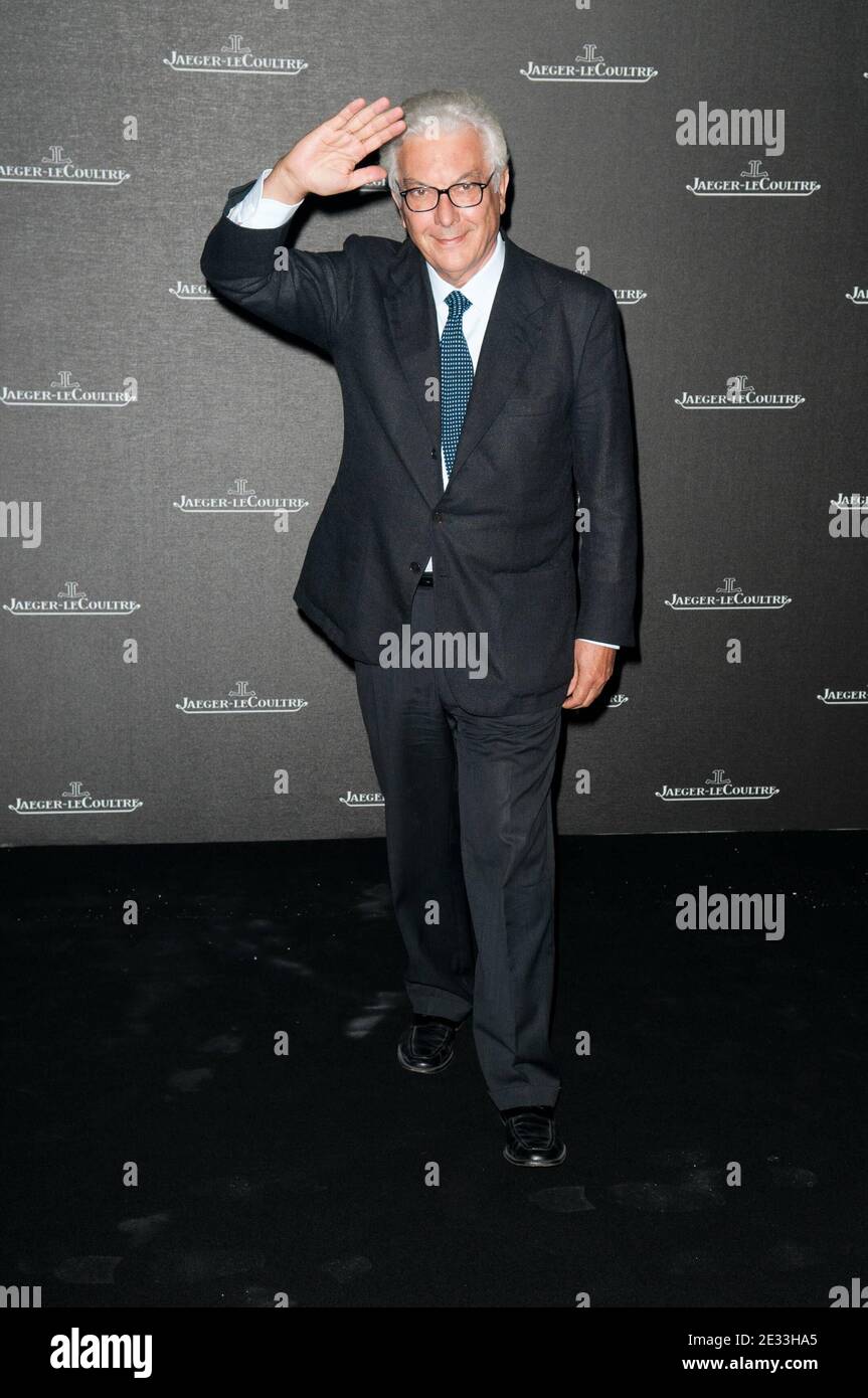 Paolo Baratta attends the Jaeger LeCoultre Party held at the Teatro ...