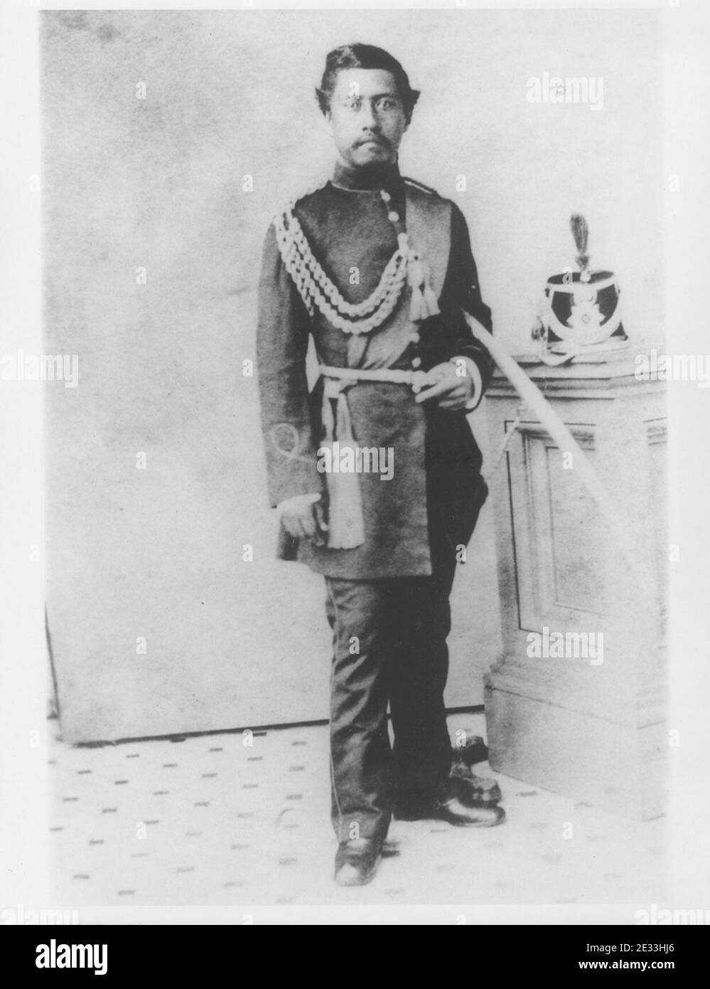 Lunalilo in uniform Stock Photo - Alamy