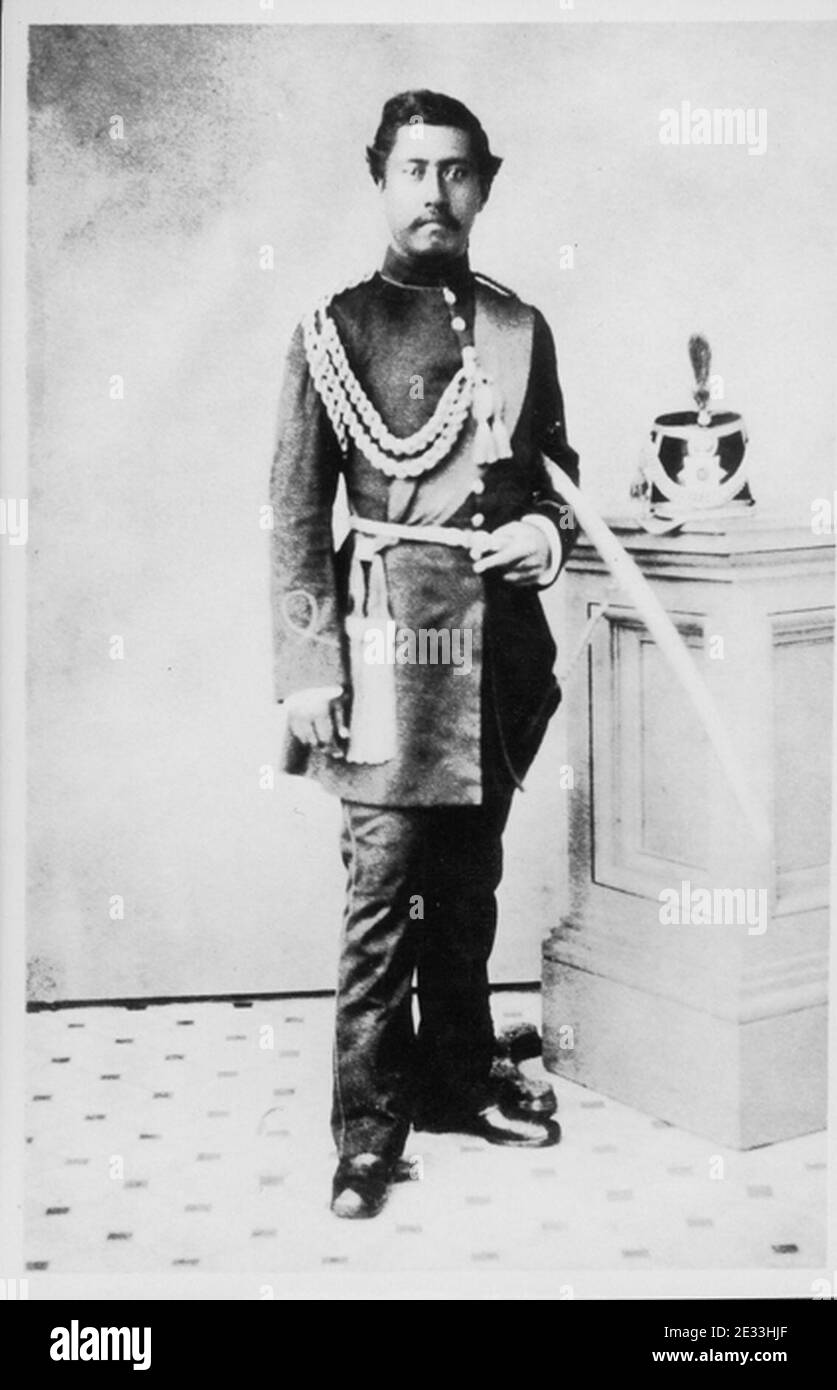 Lunalilo in uniform Stock Photo - Alamy