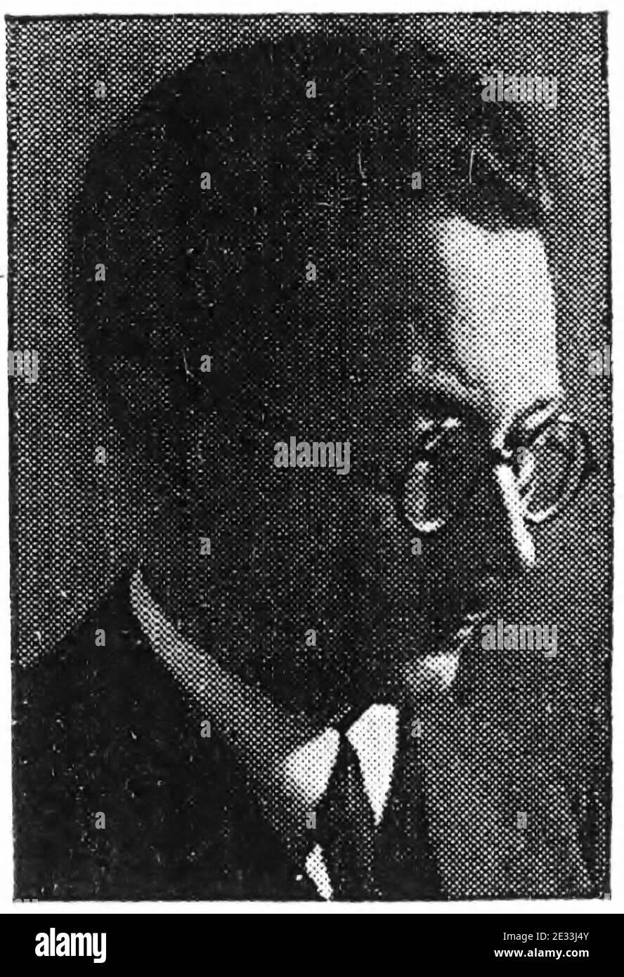 Ludwig Dexheimer Porträt Stock Photo - Alamy