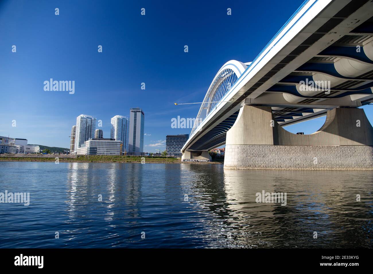Bratislava bridge architecture hi-res stock photography and images - Alamy