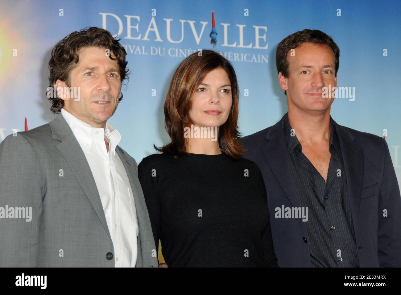 Actor-director Leland Orser, actress Jeanne Tripplehorn and producer ...