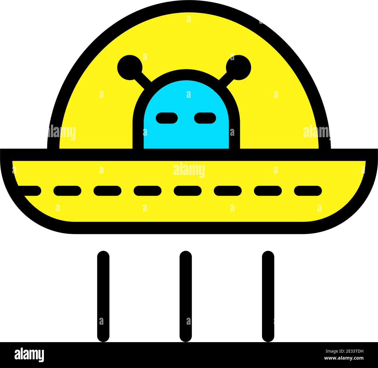UFO graphic vector set in different styles Stock Vector Image & Art - Alamy