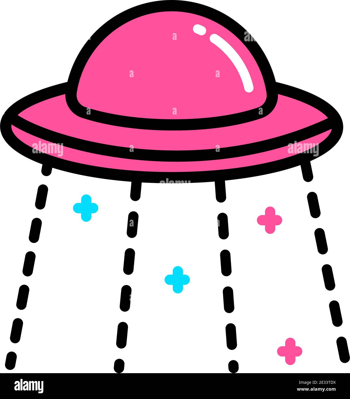 UFO graphic vector set in different styles Stock Vector Image & Art - Alamy