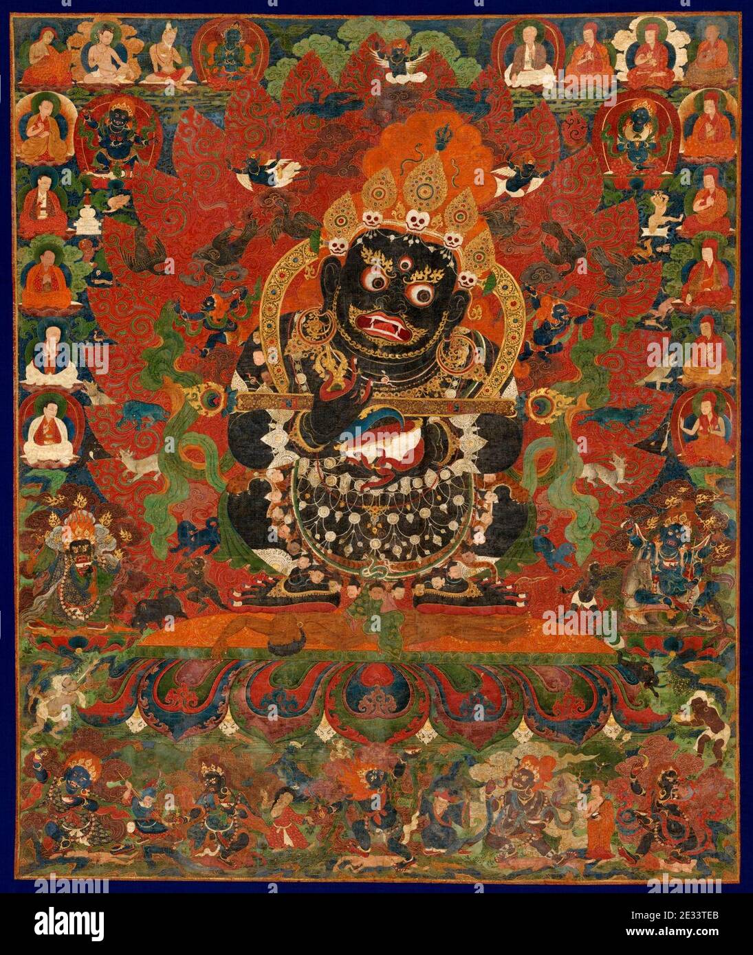 Mahakala, Protector of the Tent Stock Photo - Alamy