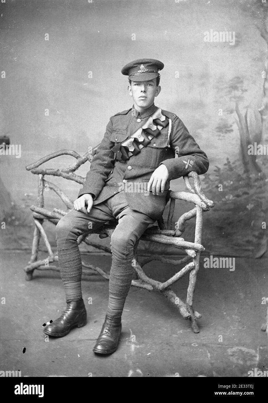 Machine gunner royal garrison artillery (3891224 Stock Photo - Alamy