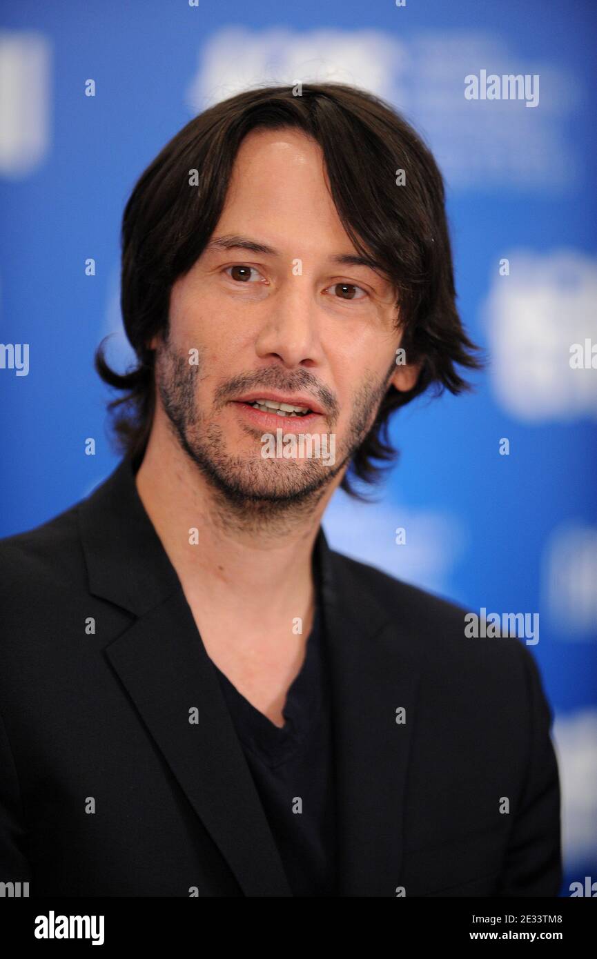 "Keanu Reeves attends the press conference of ""Henry's Crime"" during ...