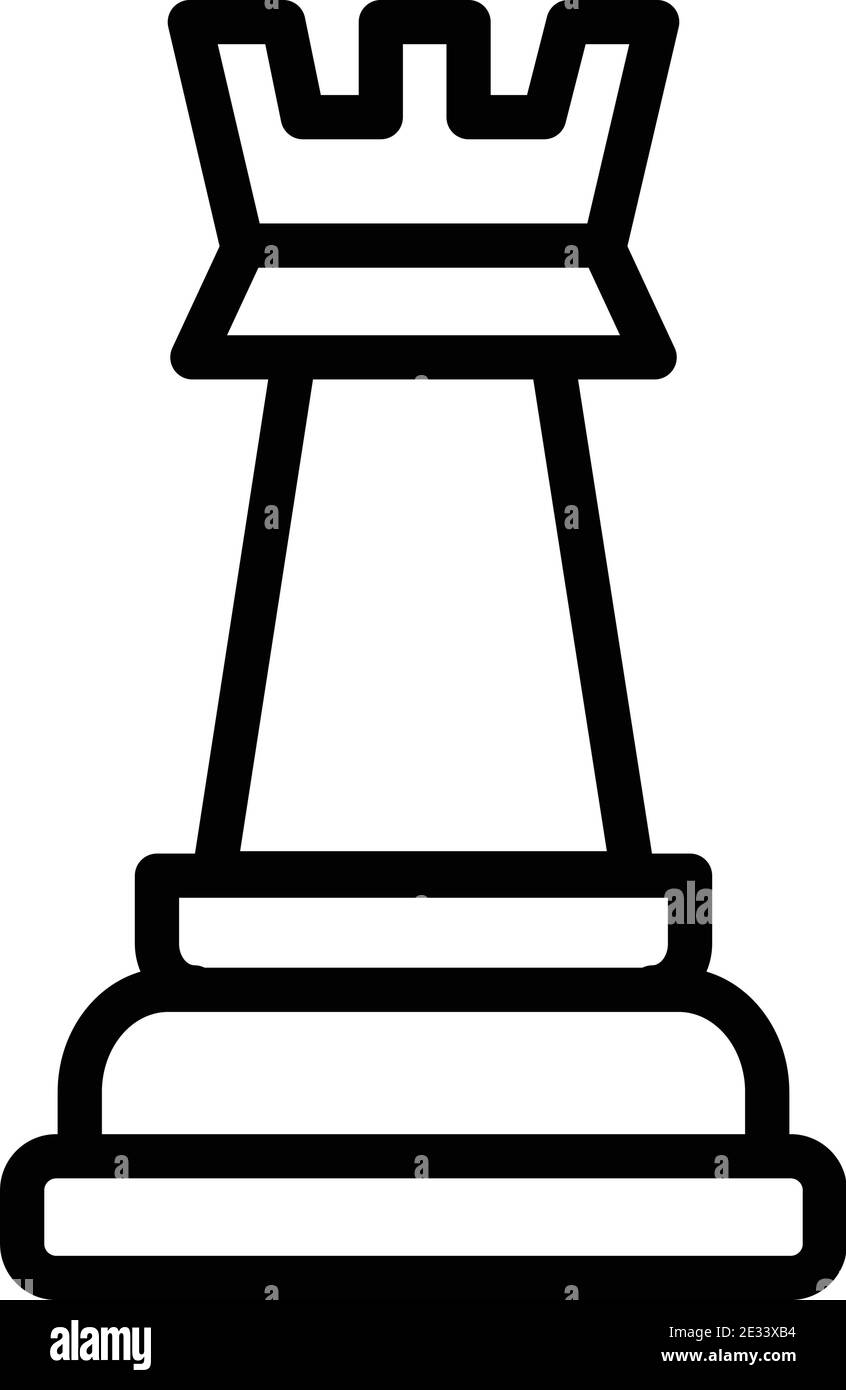 Outline of castle in silhouette Stock Vector Images - Alamy