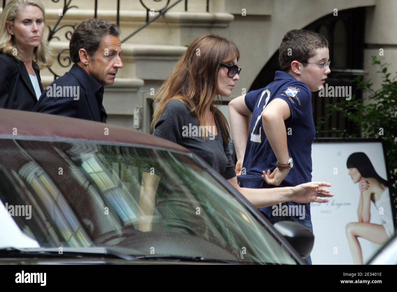 Exclusive. French president Nicolas Sarkozy with his wife Carla Bruni ...