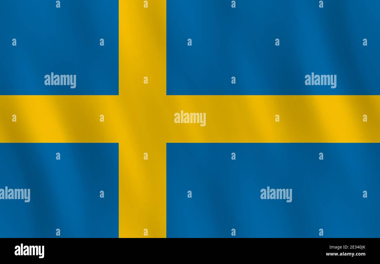 Swedish official flag Stock Vector Images - Alamy