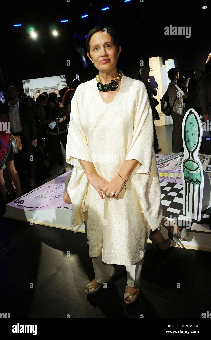 Designer Rebecca Moses during her Spring 2011 Collection Presentation ...