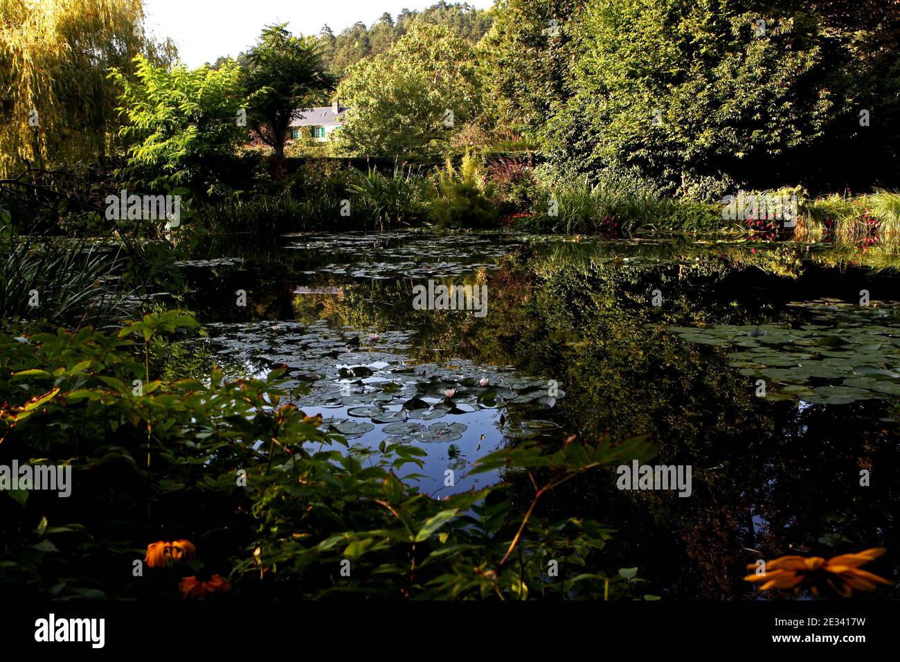Claude Monet's house pictured in Giverny, Eure, France on September 3 ...