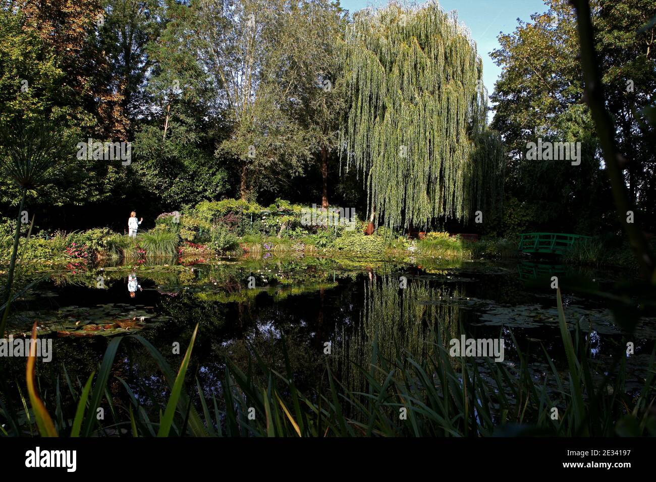 Claude Monet's house pictured in Giverny, Eure, France on September 3 ...