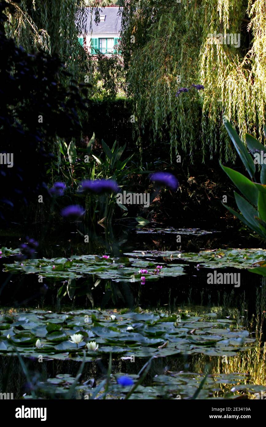 Claude Monet's house pictured in Giverny, Eure, France on September 3 ...