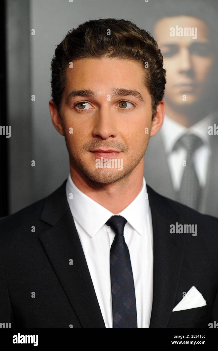 Shia LaBeouf attends the premiere of 'Wall Street: Money Never Sleeps ...