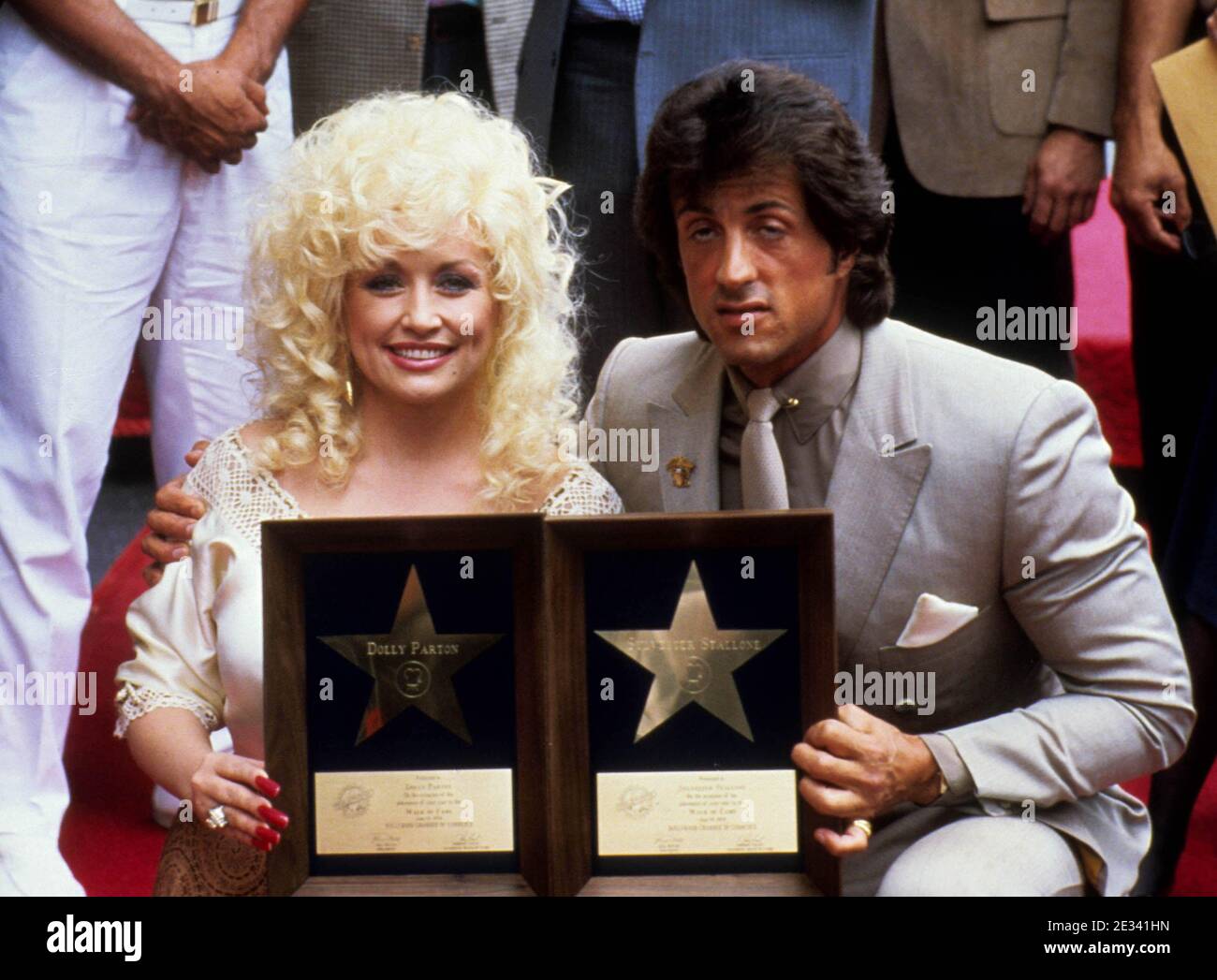 Dolly Parton and Sylvester Stallone Honored with Stars on the Hollywood ...