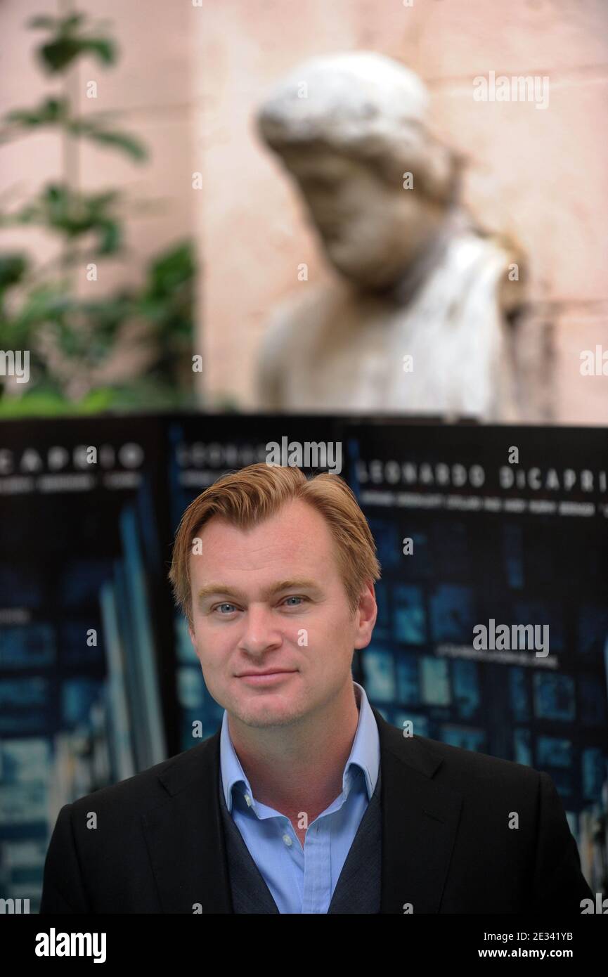 Director Christopher Nolan attends the Photocall of the film 'Inception ...
