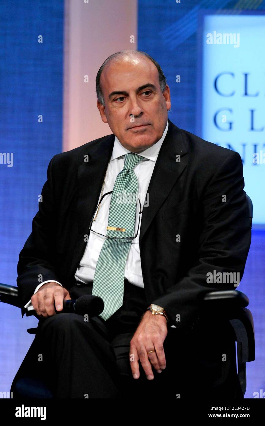 Muhtar Kent, CEO of Coca Cola on stage during the opening session of ...