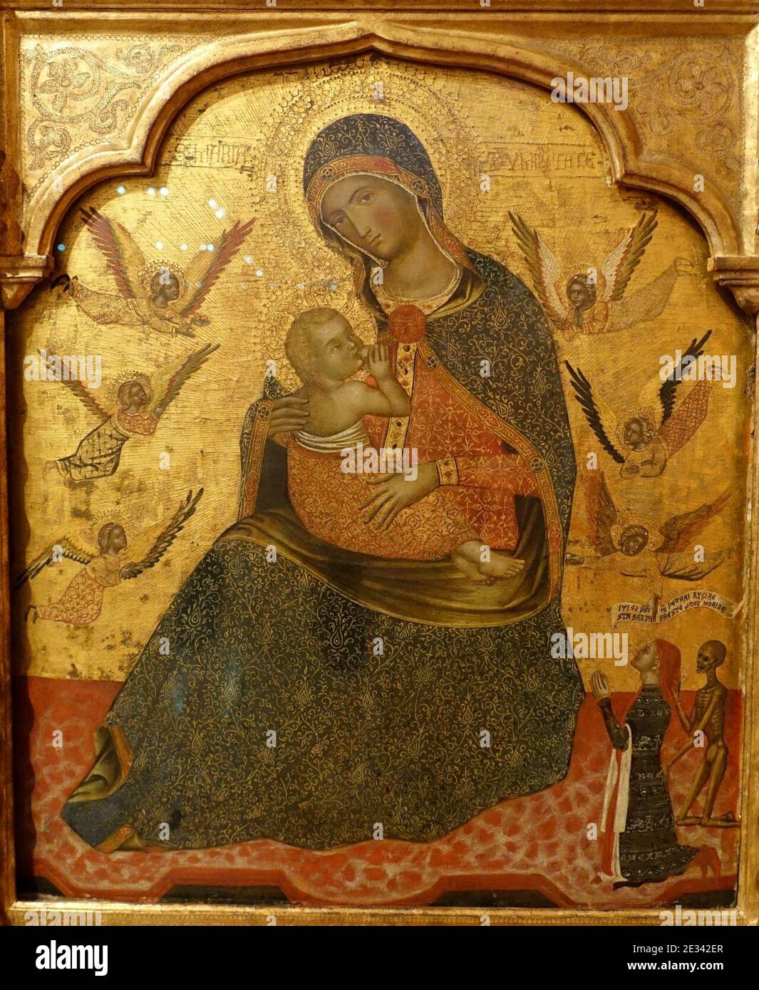 Madonna of humility and angels hi-res stock photography and images - Alamy