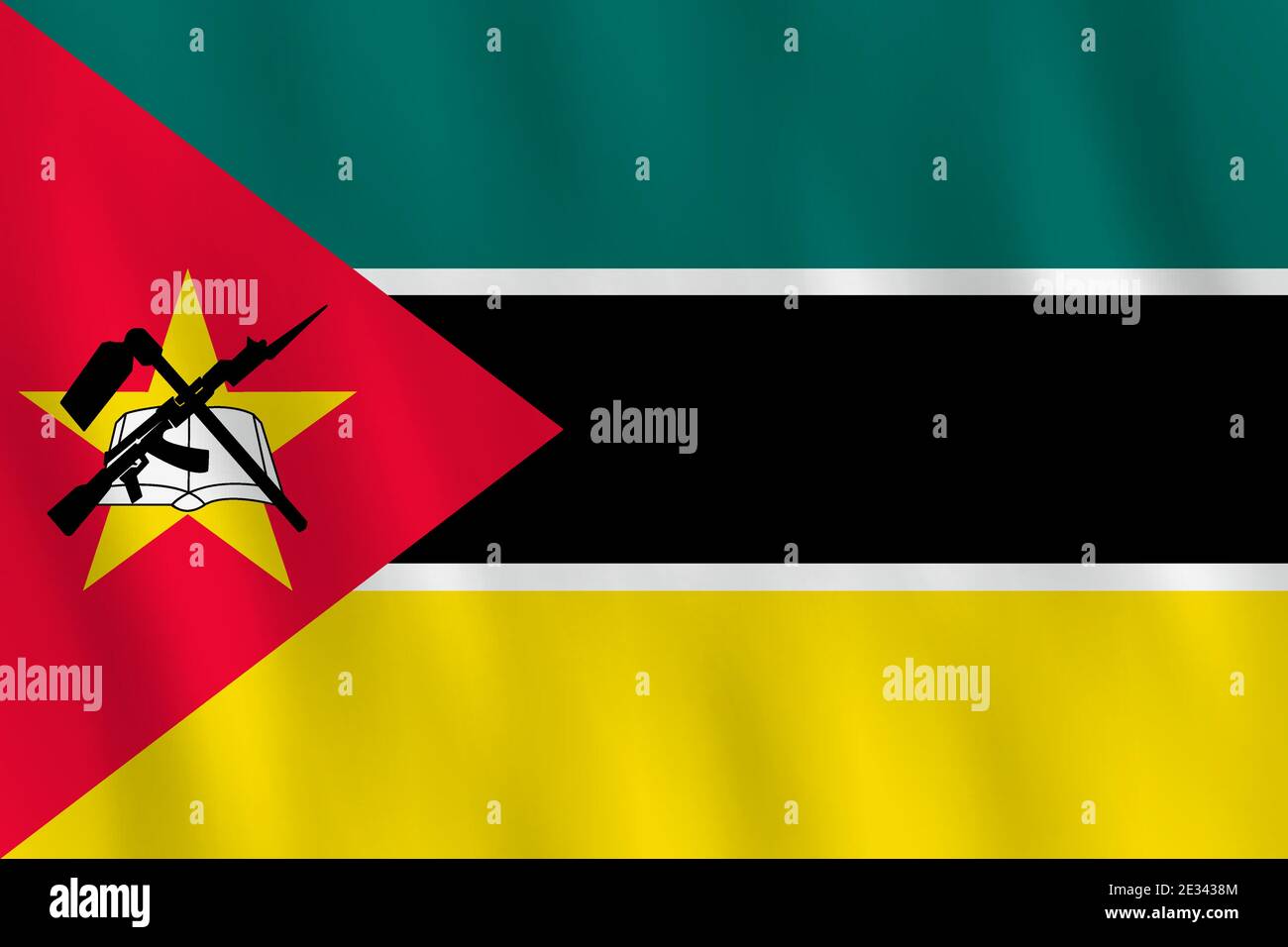 Mozambican flag Stock Vector Images - Alamy